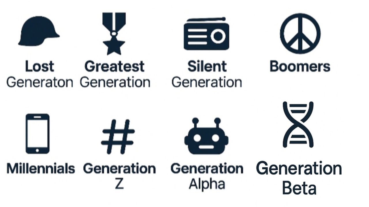 Every Human Generation Explained in 6 Minutes – From the Lost to Gen ...