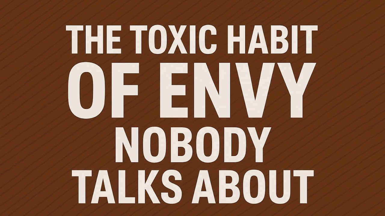The Toxic Habit of Envy Nobody Talks About - YouTube