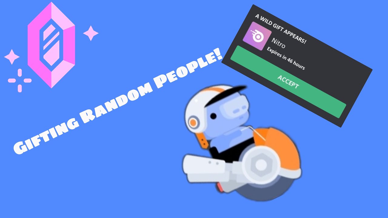 Gifting Discord nitro to random people! - YouTube