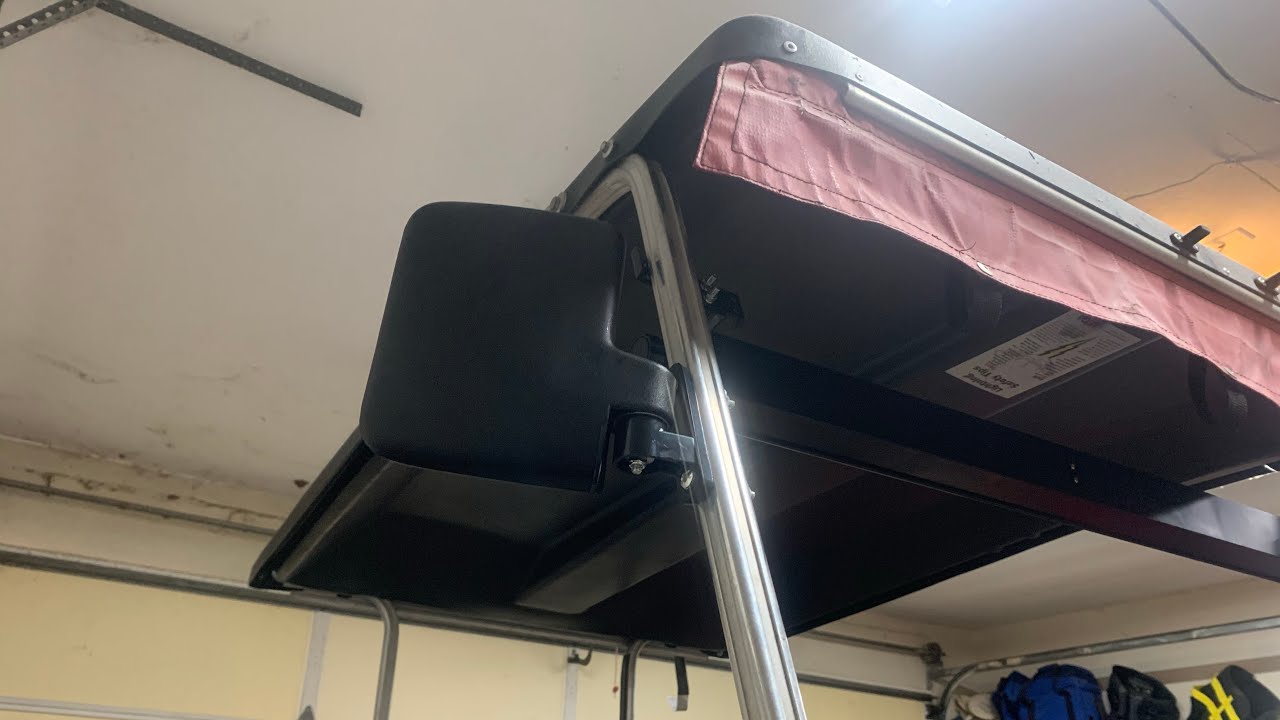 Adding Side & Rear View Mirrors To Our Club Car DS Golf Cart | Easy ...