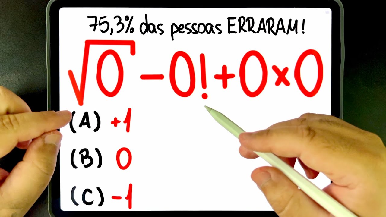 🔥 VOCÊ VAI TIRAR NOTA ZERO NESSE PROBLEMA DE MATEMÁTICA BUGANTE? Você ...
