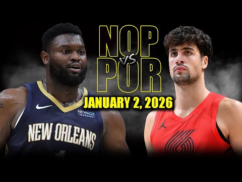 New Orleans Pelicans vs Portland Trail Blazers Full Game Highlights – January 2, 2026 | NBA Season