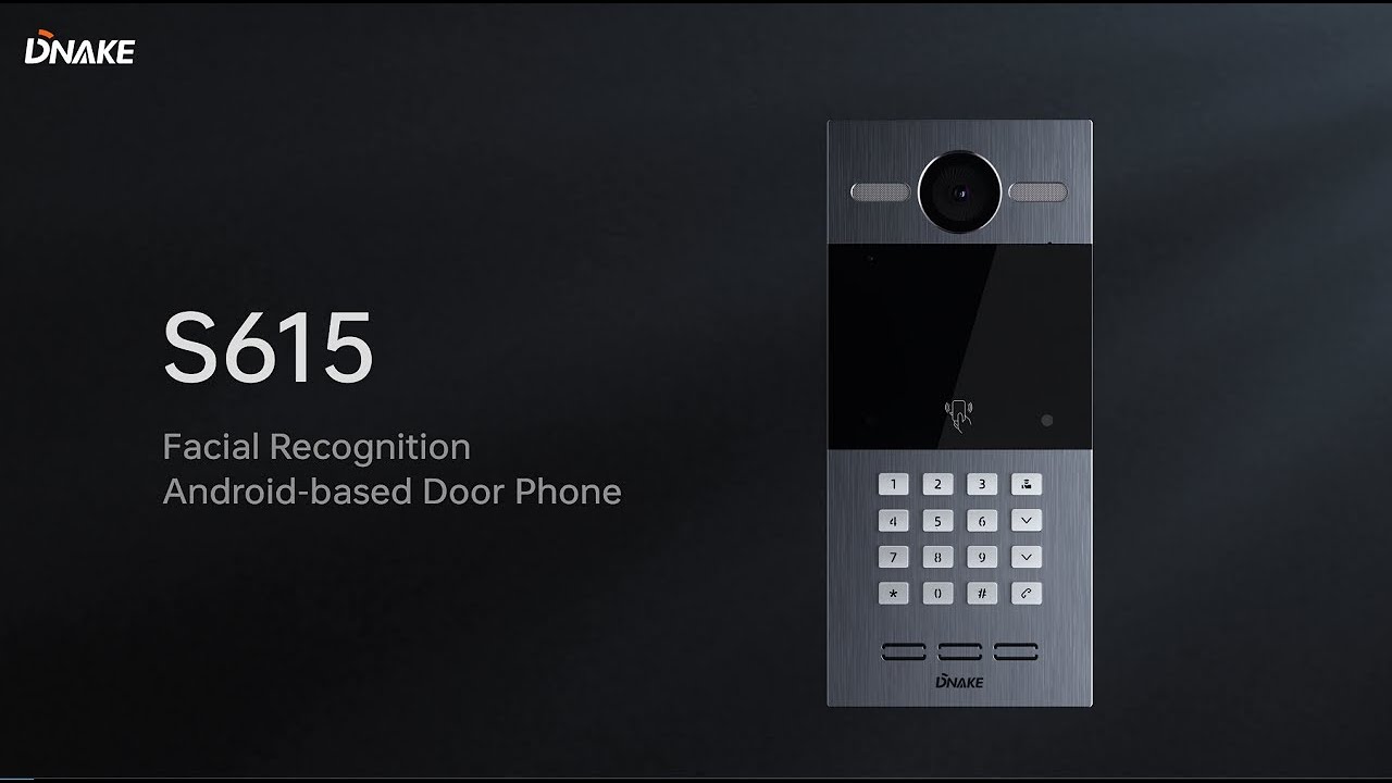 DNAKE Facial Recognition Android based Door Phone S615 (2023 Version) - YouTube