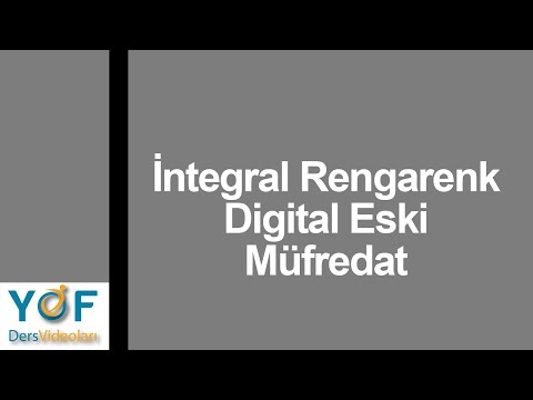 İntegral Rengarenk Digital Old