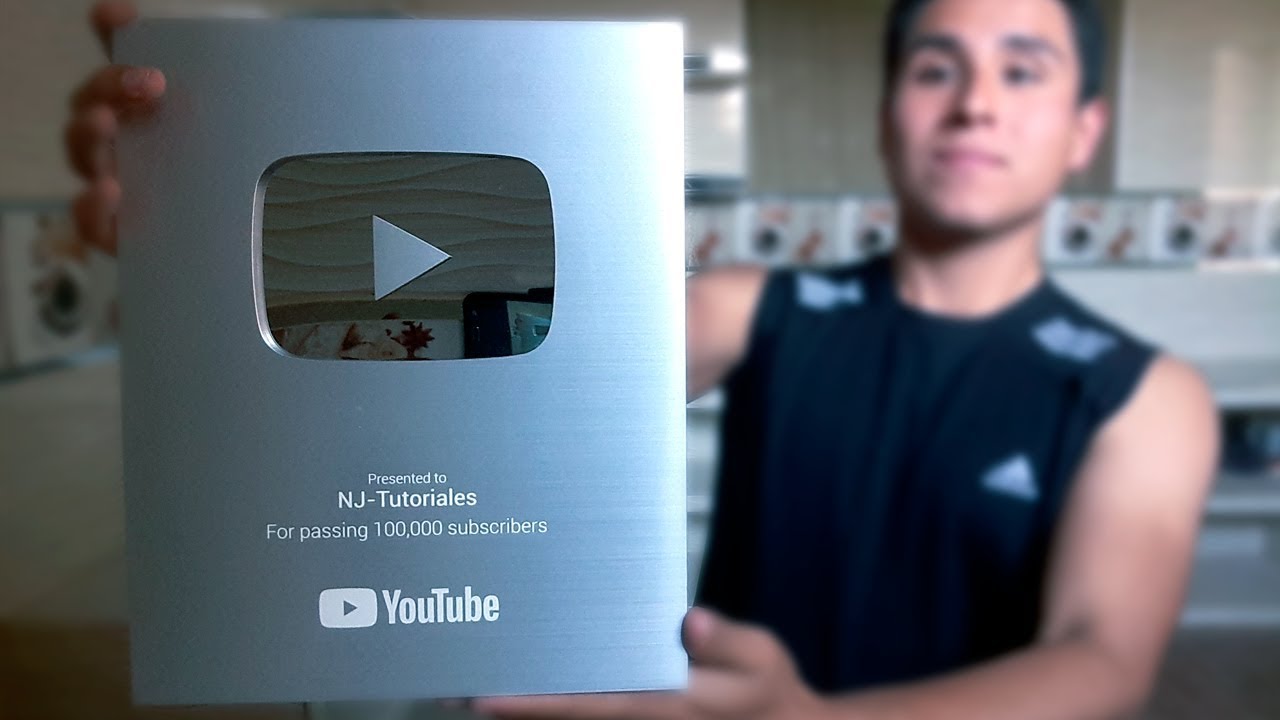 PLACA de 100K SUSCRIPTORES - BOTÓN de PLATA de YouTube! - YouTube