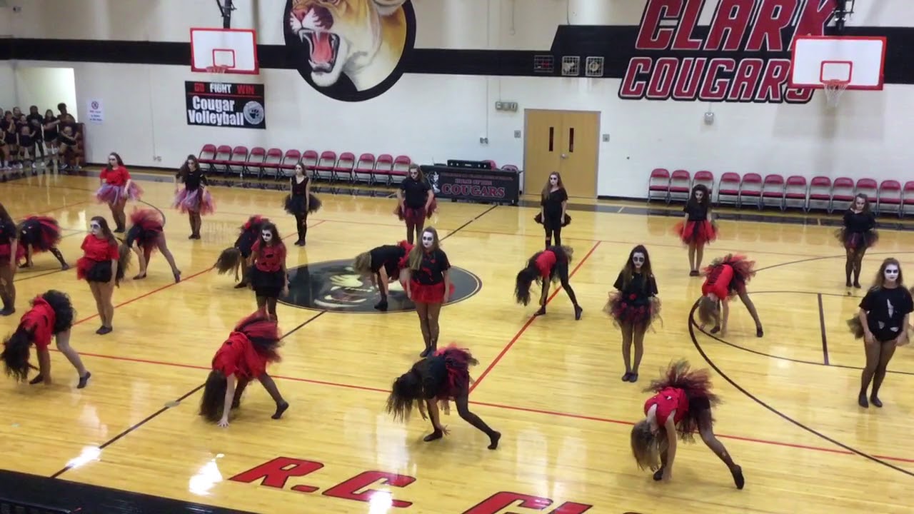 Clark Cougarettes Boo Ball 2017 - YouTube