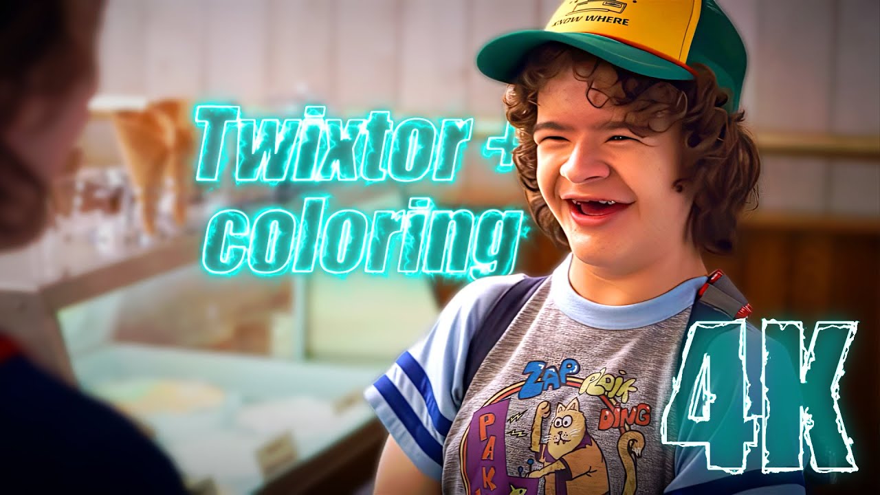 Dustin Henderson Season 3 4K scenepack with coloring for edits MEGA ...