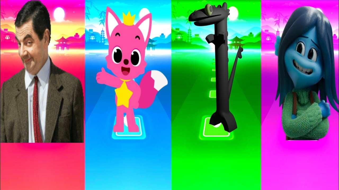 Mr Bean🆚Pinkfong🆚Toothless Dragon Dancing🆚Ruby Gillman🌟Who is best ...
