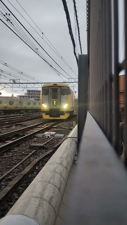 E257系回送列車が津田沼に入線するシーン#jr東日本 #総武快速線 #e257系 #e257系500番台 - YouTube