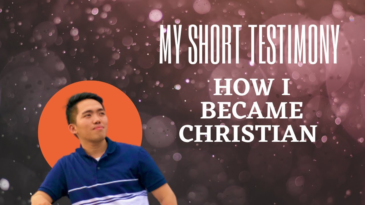 My short testimony “How I became Christian” Tagalog - YouTube