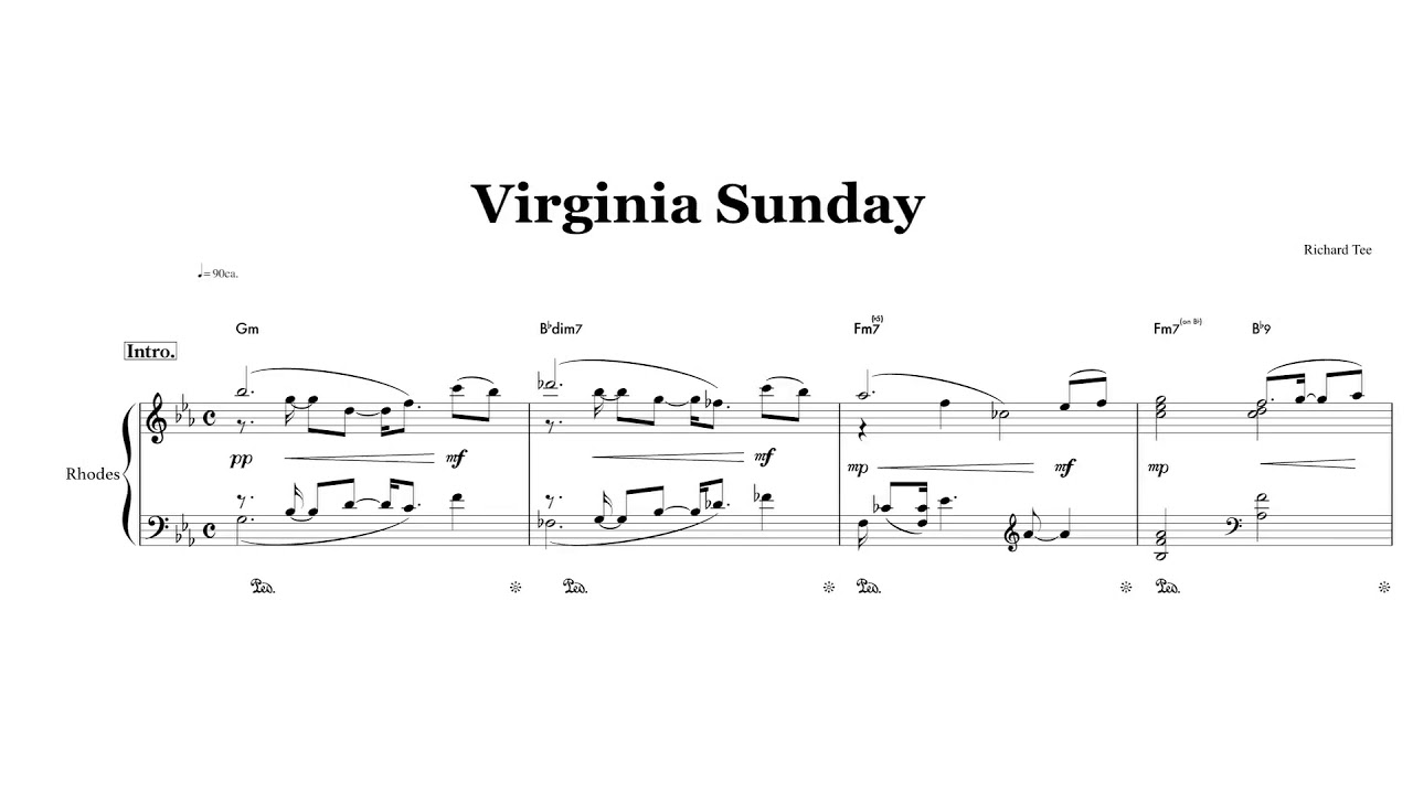 Virginia Sunday (Prelude) / Richard Tee - YouTube