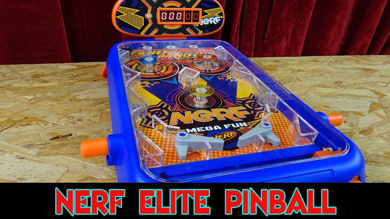 NERF N-STRIKE ELITE SUPER PINBALL / FLIPPER - YouTube