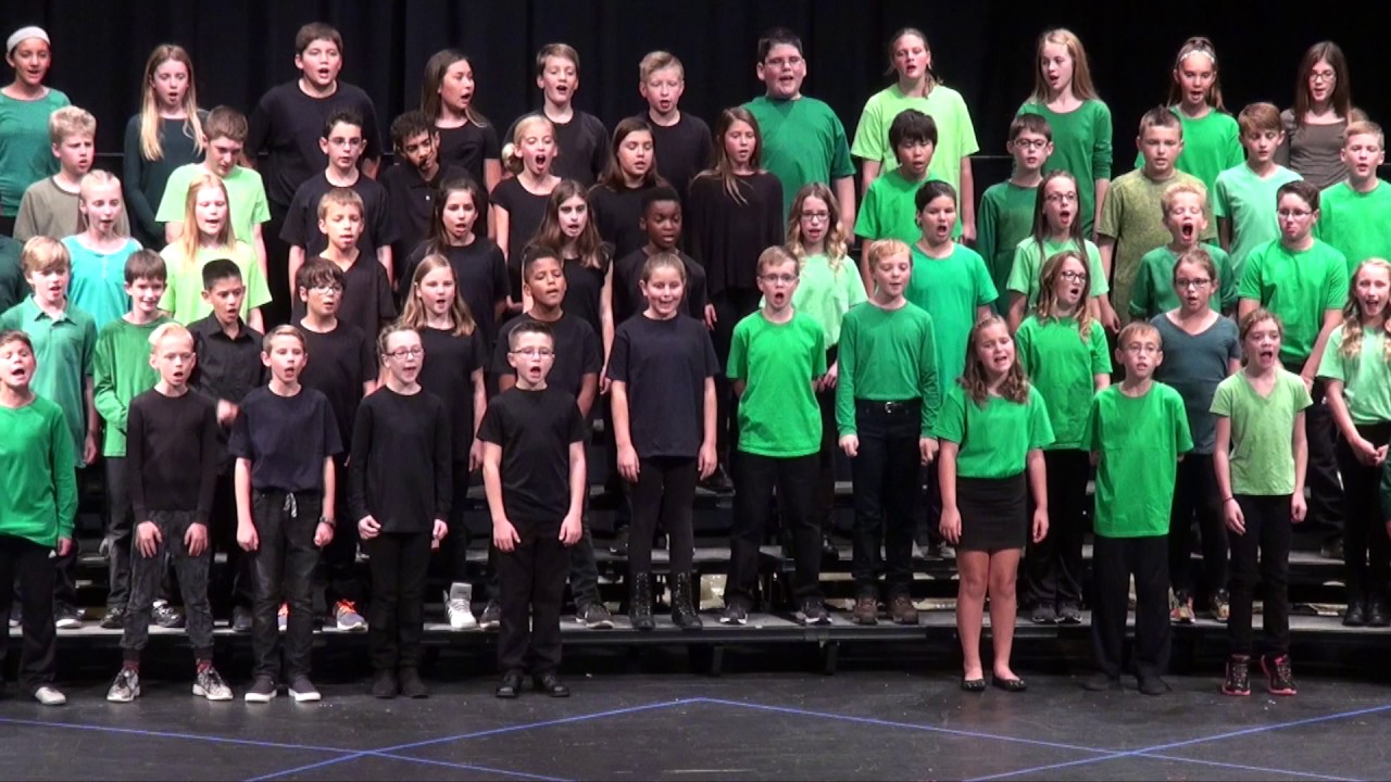 5th Grade Vocal Music Program, 2016 - YouTube
