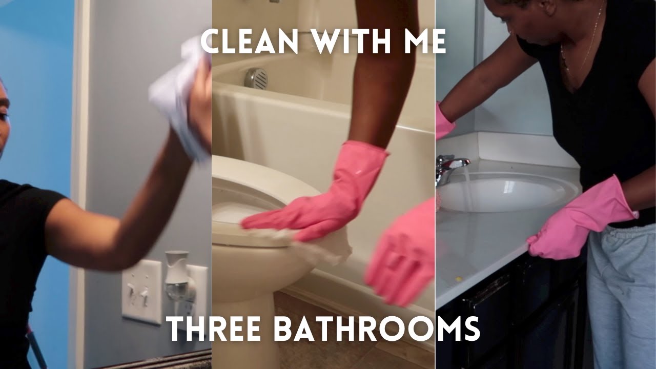 Vlogtober Day 22| Clean With Me| Bathroom Cleaning - YouTube