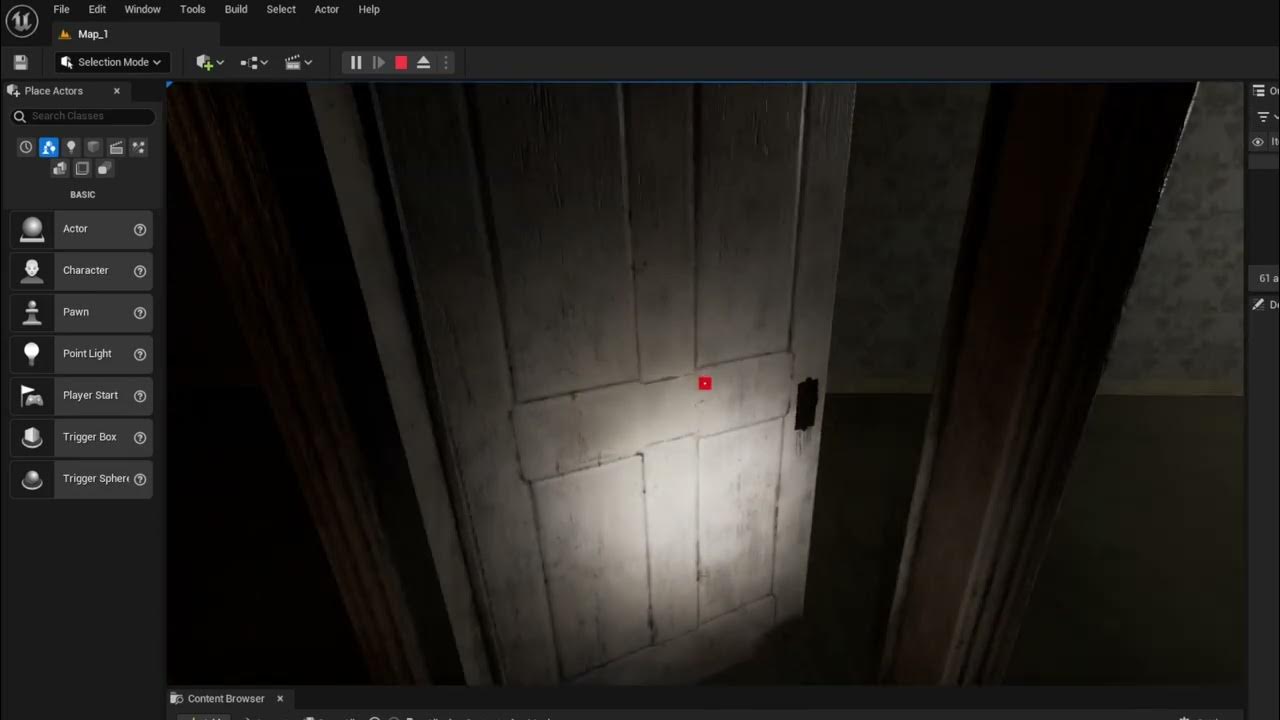 Unreal Engine 5 - Early Horror Game Mechanics - YouTube