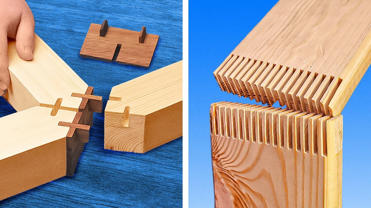 IMPRESIONANTES TÉCNICAS DE UNIÓN DE MADERA Y CONSEJOS PARA TRABAJAR LA ...