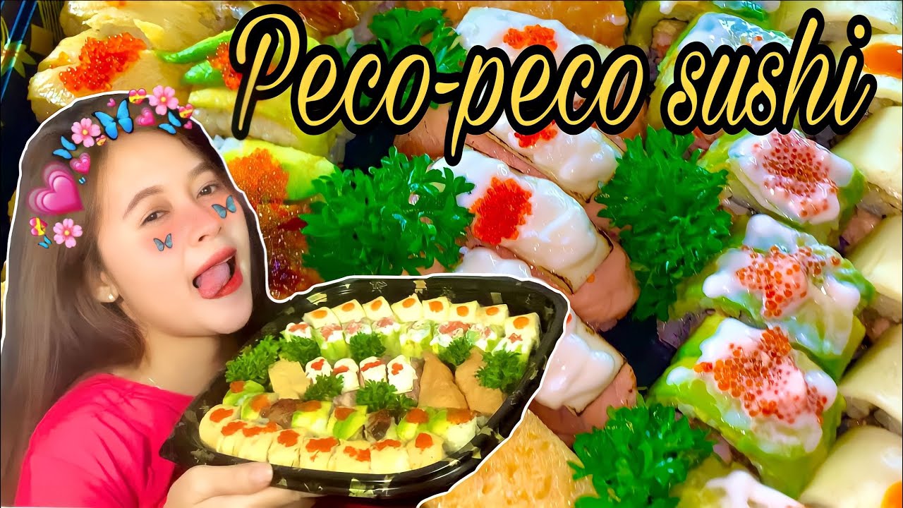 WENAAAAK‼️MUKBANG PECO PECO SUSHI PORSI 4 ORANG TERNYATA GAGAL HABISIN ...