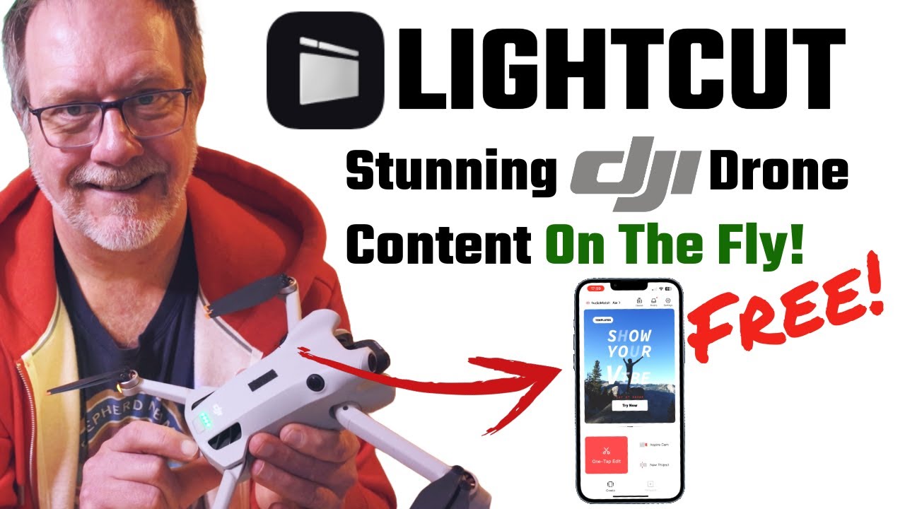 DJI Fly and Lightcut - Effortlessly Edit Drone Videos Anywhere! (Check Pinned Comment!) - YouTube