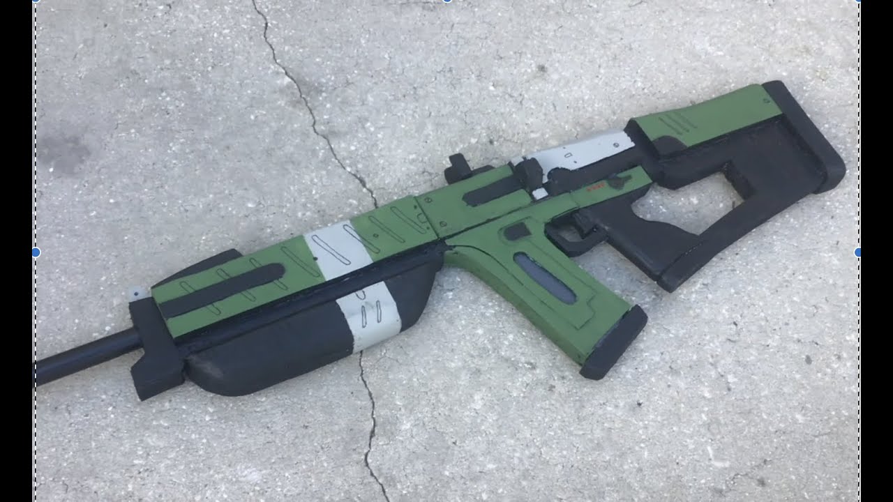 how to make HALO: INFINITE vk78 COMMANDO rifle / BB props - YouTube