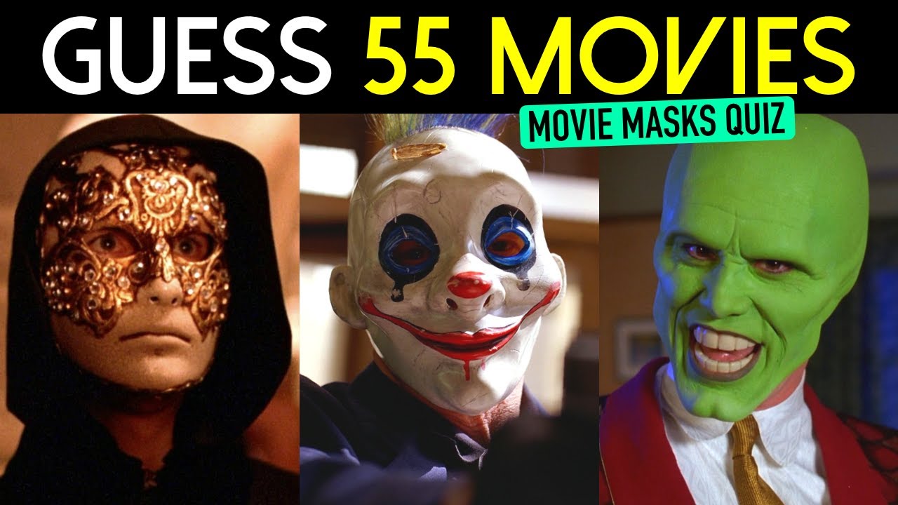 Guess the Movie by the Masked Character | 55 Iconic Films Quiz 🎭 - YouTube