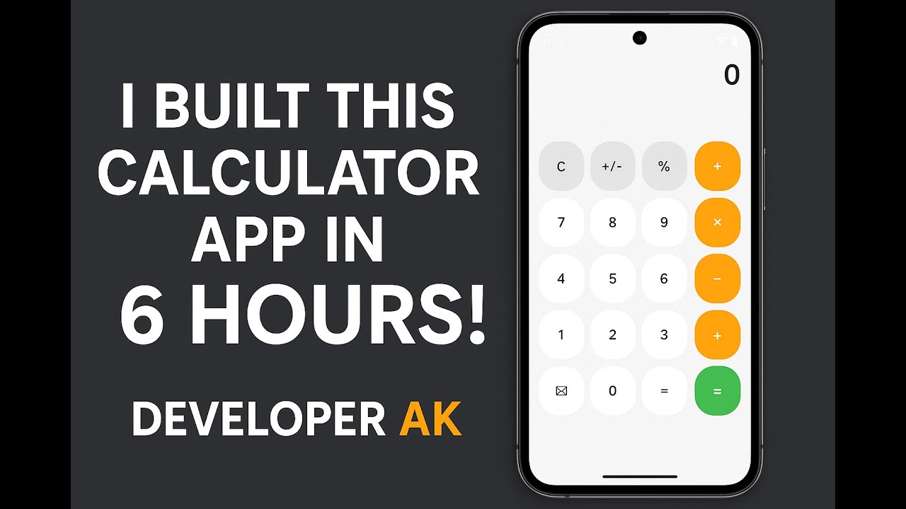 Calculator App | Android App Development | Developer Series #1 - YouTube