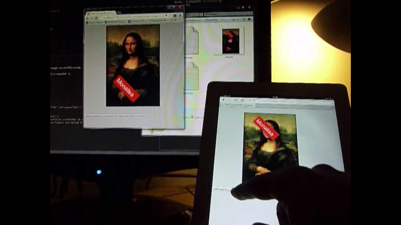 Export and save an HTML5 Canvas as PNG using PHP, JQuery (and EaselJS) - YouTube