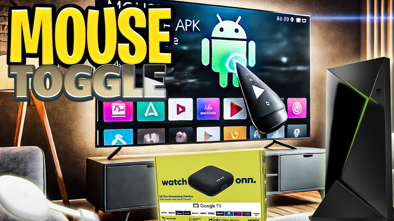 How to add a Mouse Toggle on Nvidia Shield, Onn Box, Android TV - YouTube