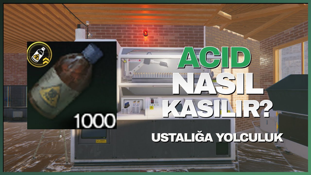 ACID NASIL KASILIR? - USTALIĞA YOLCULUK - NOOB TO PRO #3 - Once Human ...