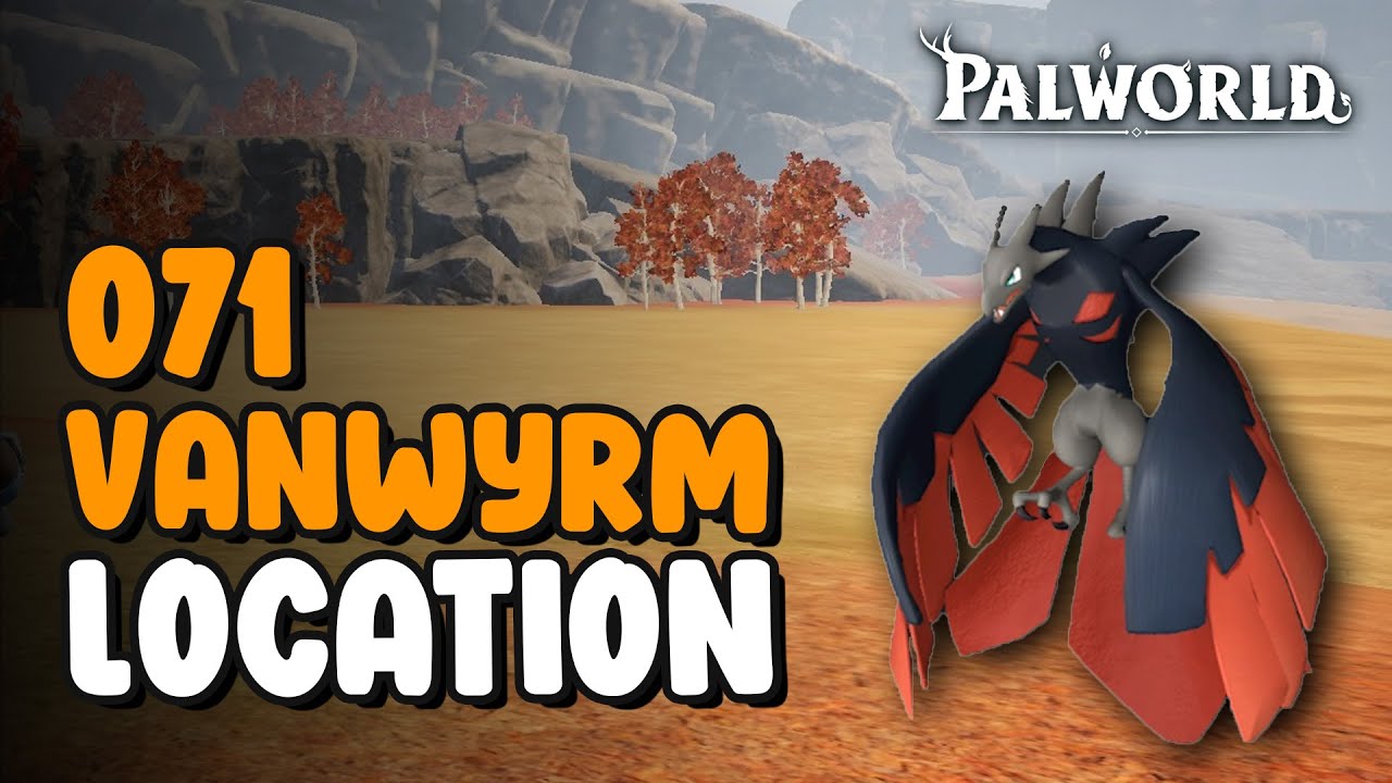 Vanwyrm Location - Paldeck 071 | Palworld - YouTube