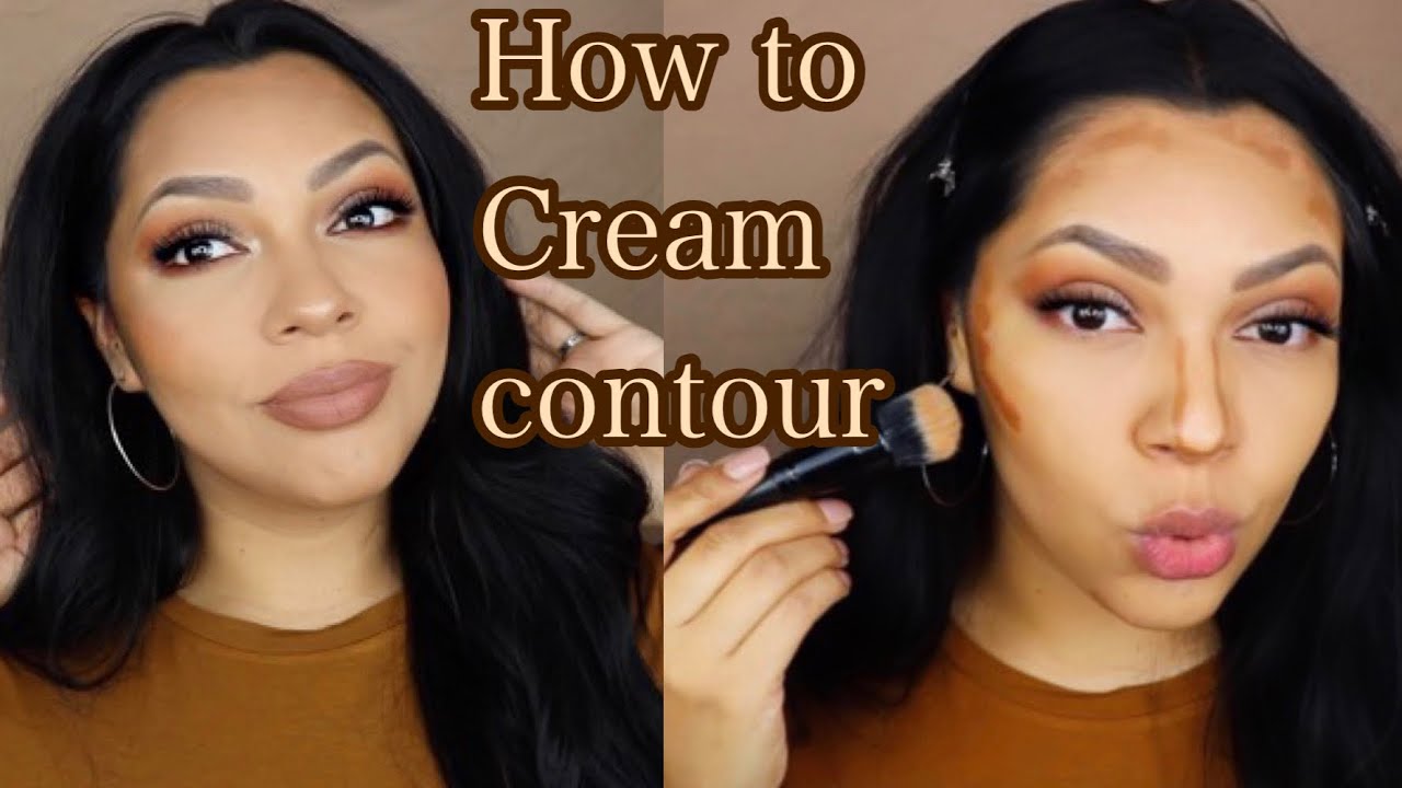 HOW TO CREAM CONTOUR/ Bronze 🤎 & set your makeup 🤎 - YouTube
