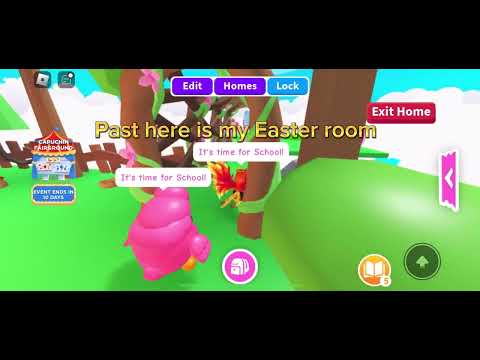 Tour of my Adopt Me House! Themed rooms and pet displays! BUILD HACKS # ...
