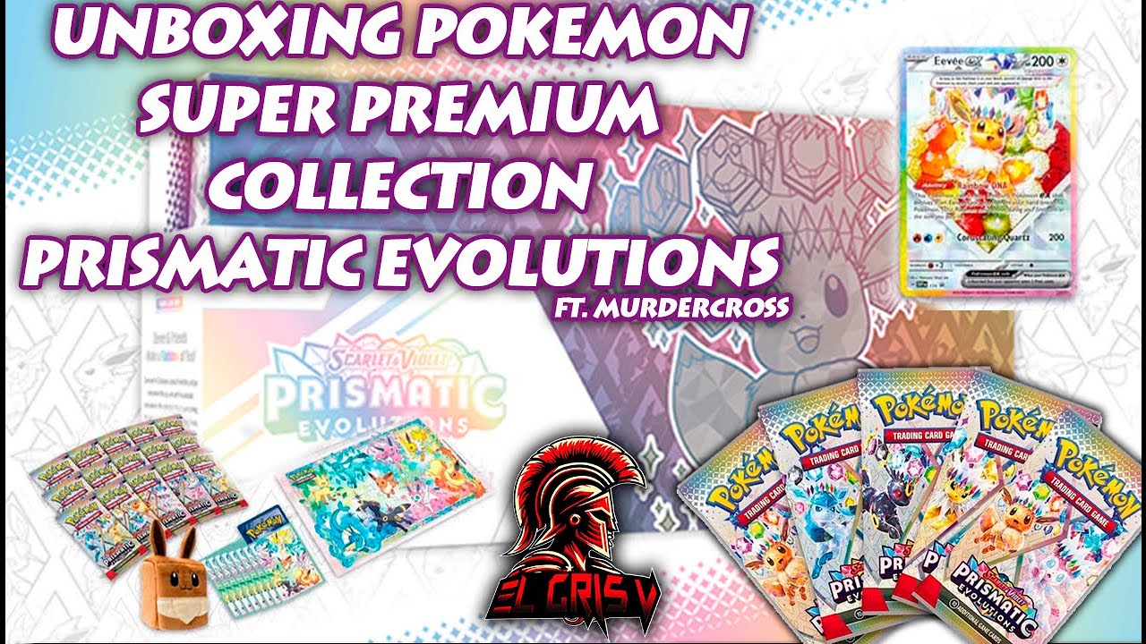 Unboxing Pokemon SPC Prismatic Evolutions // Pokemon TCG - YouTube