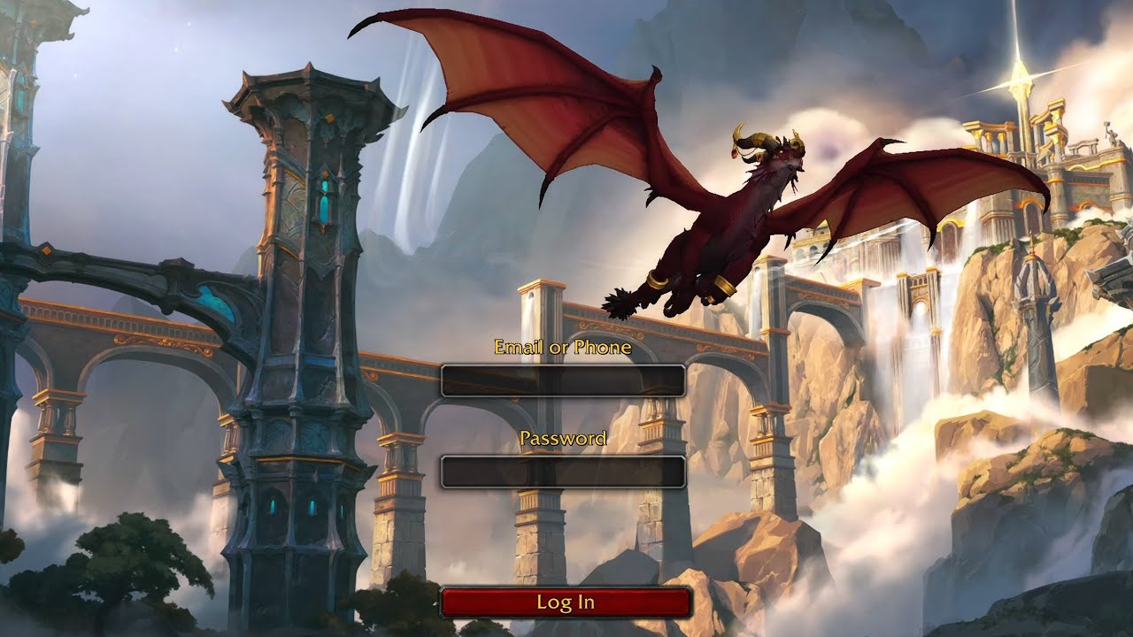 Dragonflight Beta - Alexstrasza Login Screen 4K - YouTube