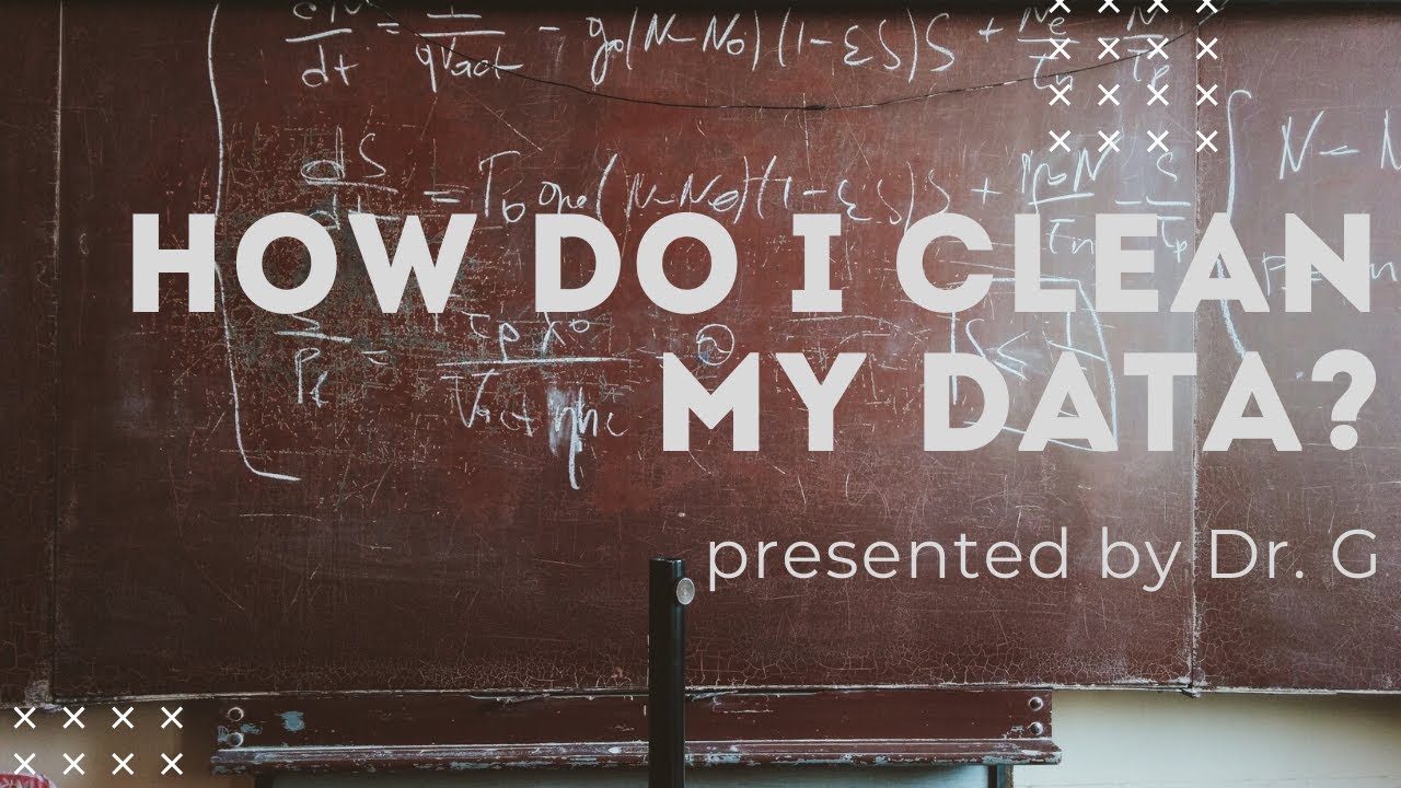 How do I clean my data? - YouTube