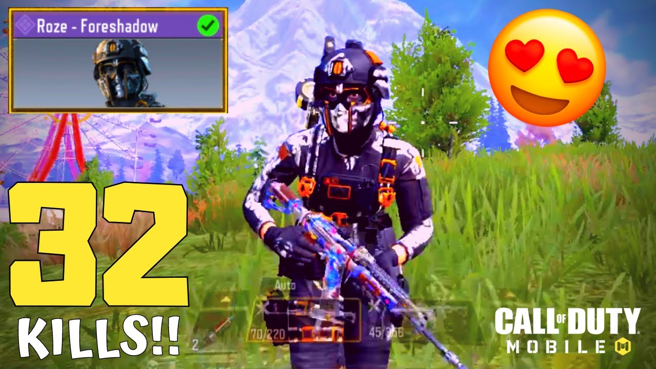 *NEW* ROZE “FORESHADOW” CHARACTER GAMEPLAY | 32 KILLS SOLO VS SQUADS ...