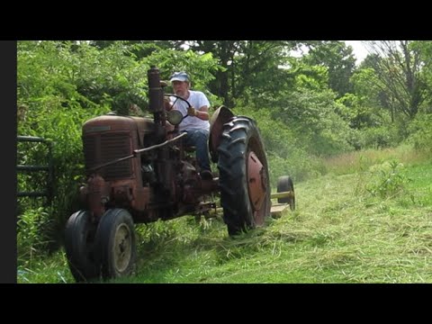 Cleaning up the hay field - YouTube