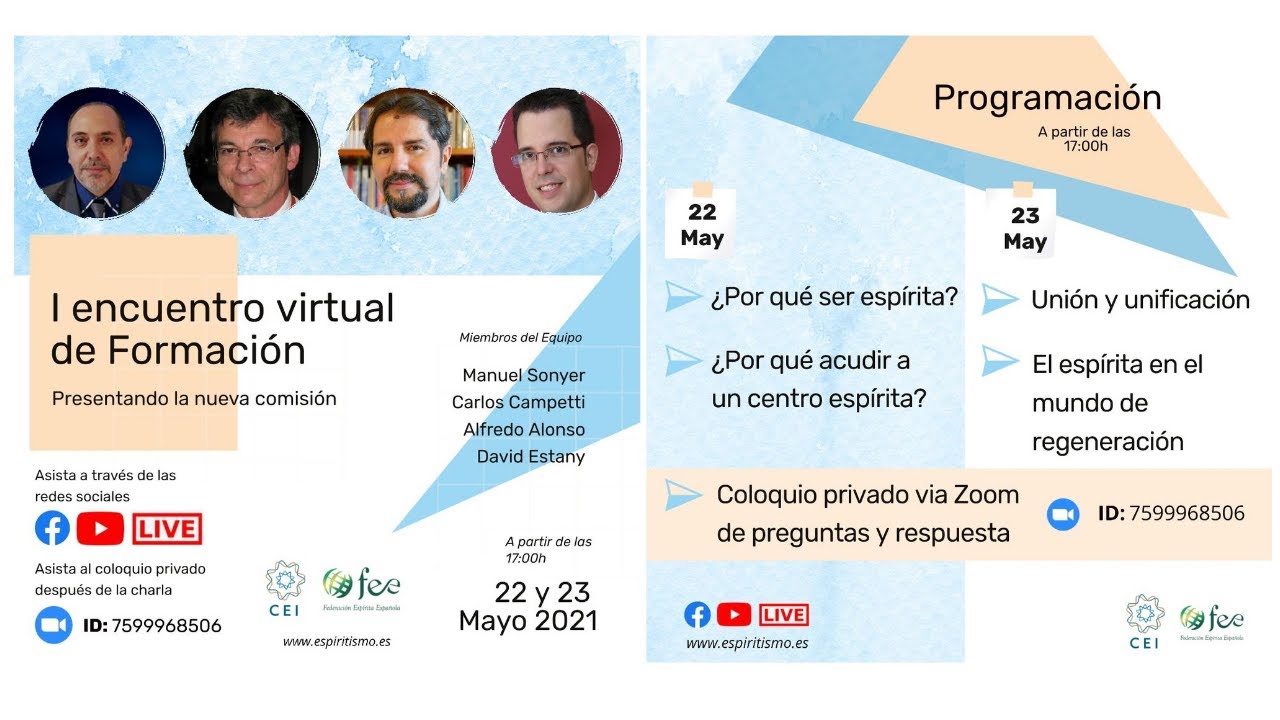 I Encuentro Virtual de Formación (Dia 1) - YouTube