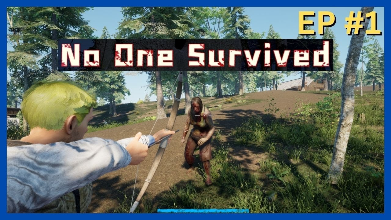 No One Survived EP #1 | Zombie Survival Crafting Game | Let's Play ...