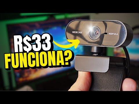Comprei a Webcam MAIS BARATA DO BRASIL (R$33) ! Teste REAL