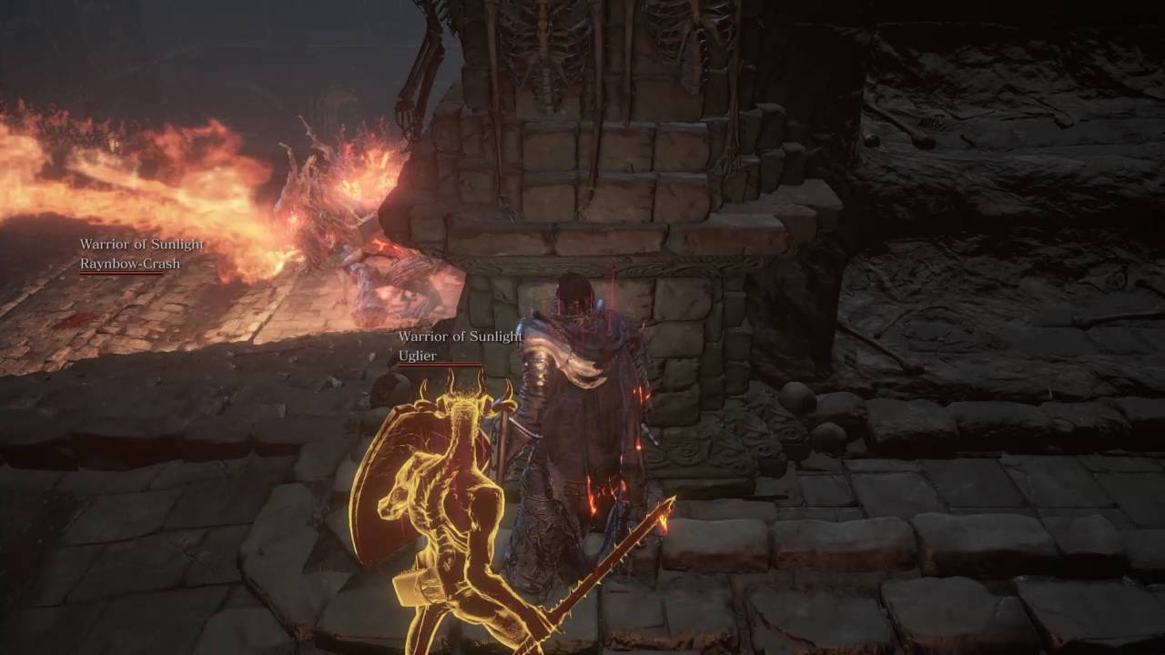 Dark Souls 3 - Mimic vs. Demon - YouTube