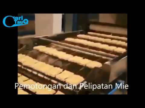 LIHAT ! Proses produksi INDOMIE dari indonesia | Instant noodle ...