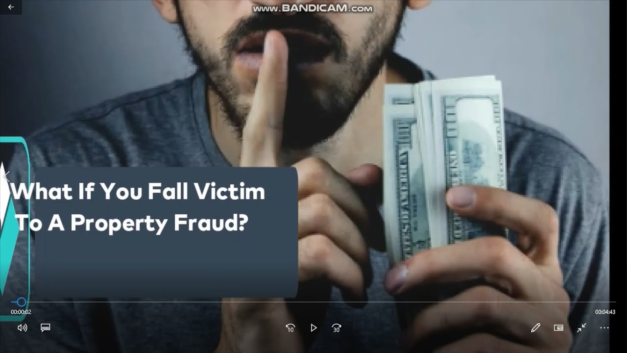 What If You Fall Victim To A Property Fraud? - YouTube