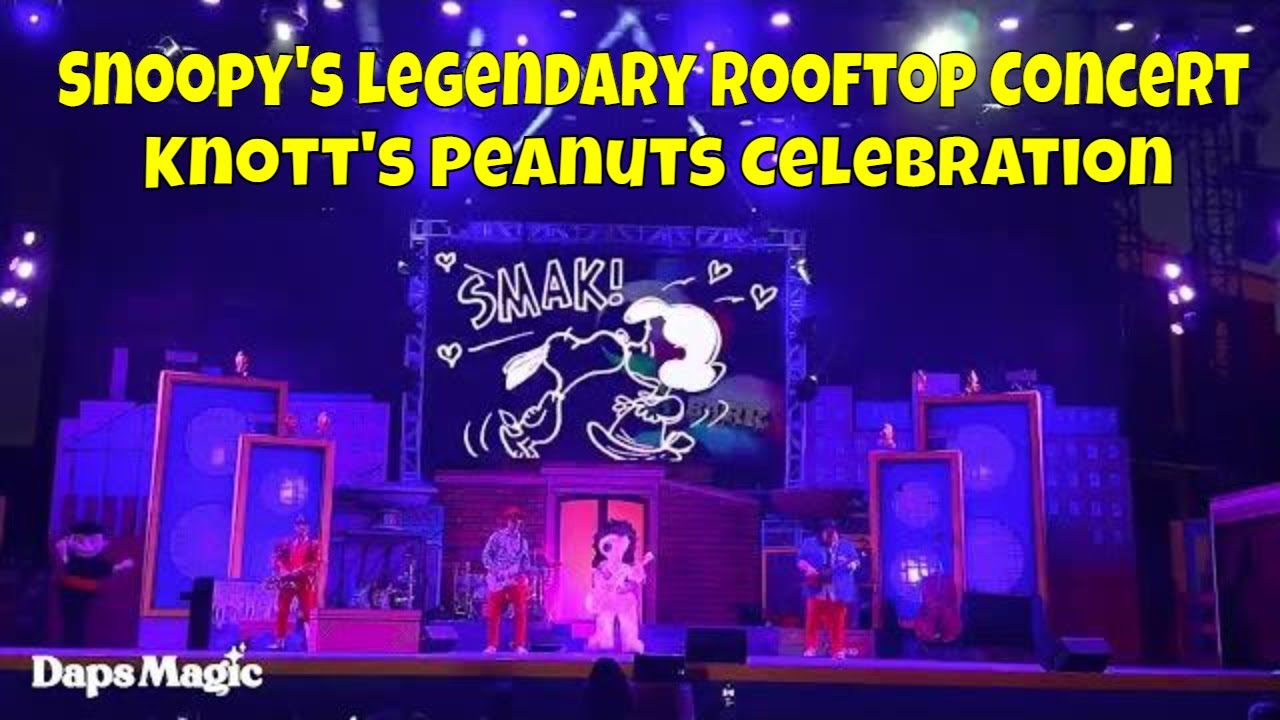 Snoopy's Legendary Rooftop Concert - Knott's Peanuts Celebration - YouTube