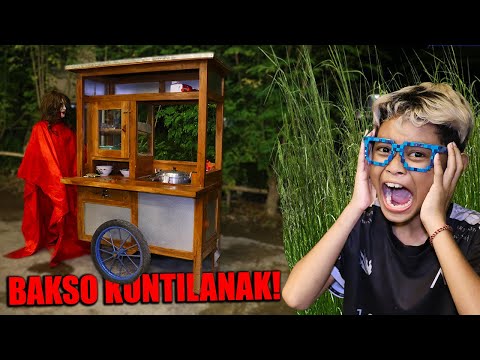 SERAM!!! DIKIRA TUKANG BAKSO TERNYATA YANG JUAL KUNTILANAK MERAH BOCIL KETAKUTAN!!!