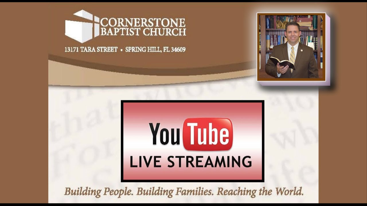 Sunday AM, Jan. 28, 2024, Cornerstone Baptist Church: Pastor R ...