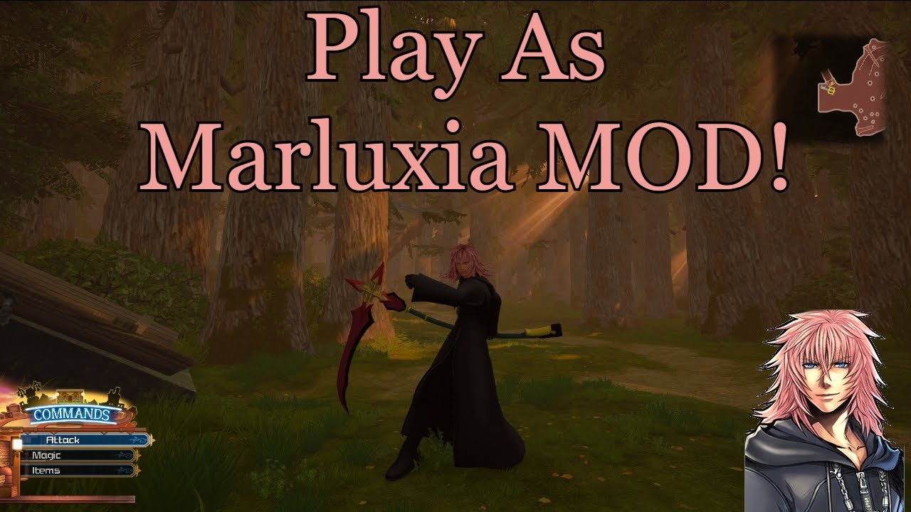 Top Tier KH3 Mod #5 (Playable Marluxia Mod) - YouTube