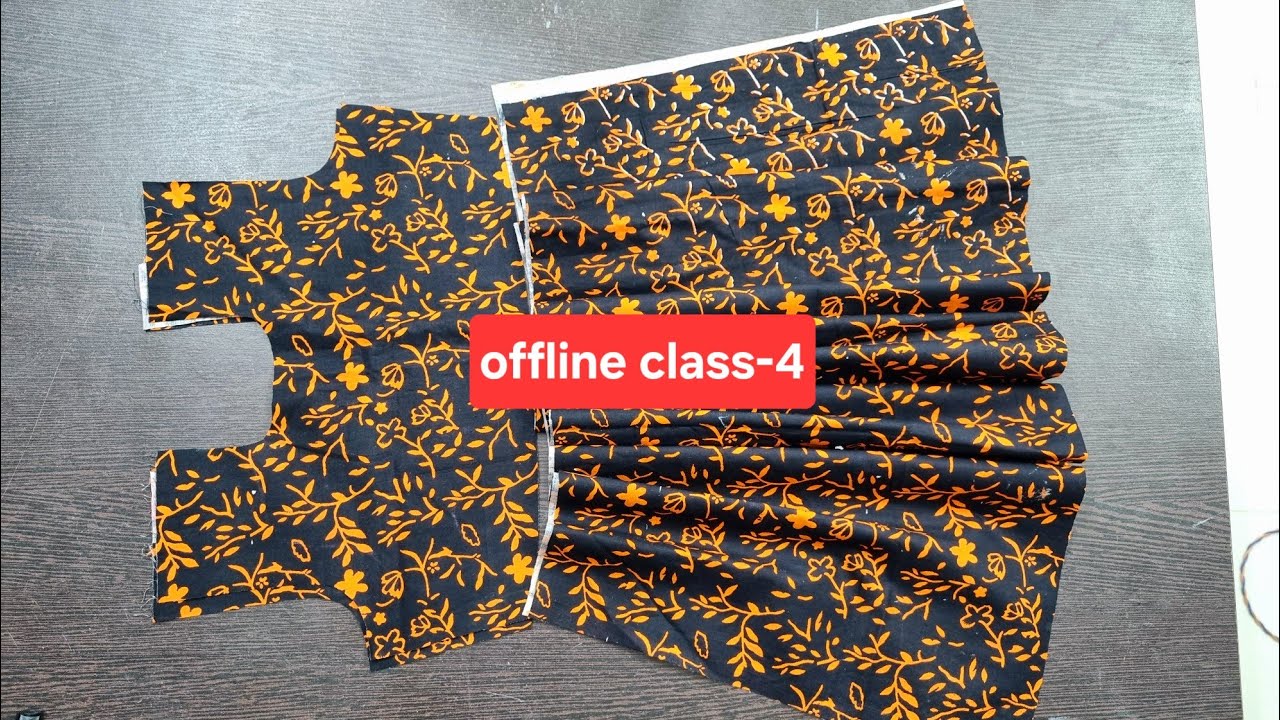 offline class-4 // Baby frock cutting perfect method - YouTube