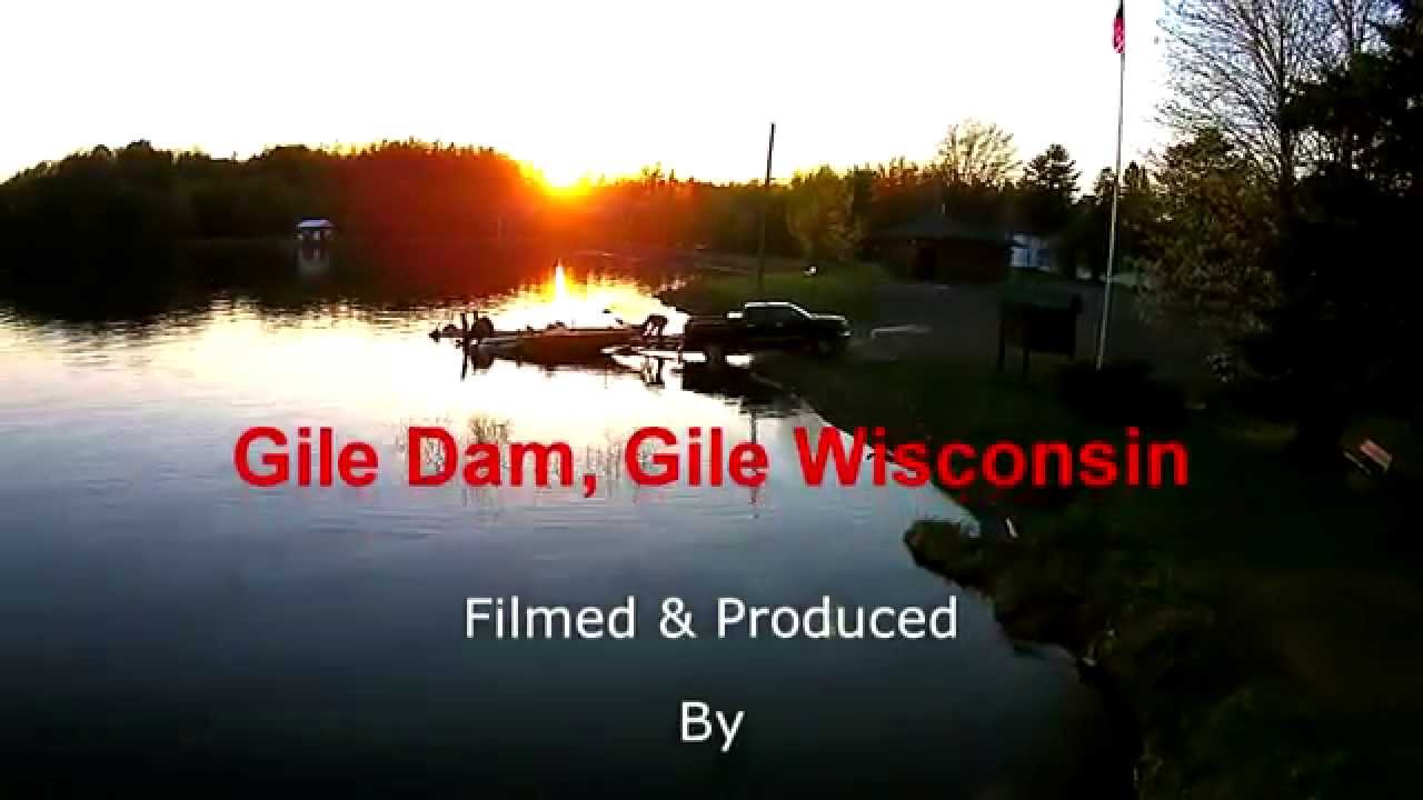Gile Dam, Gile, Wisconsin - YouTube