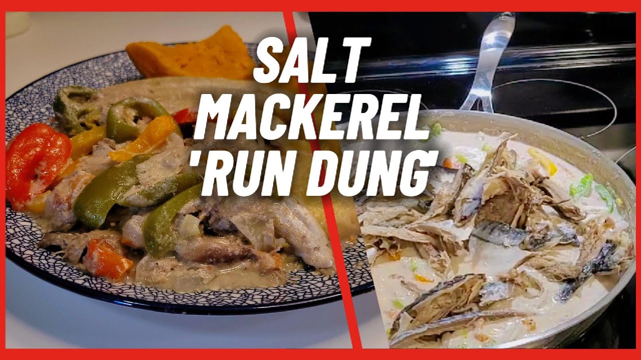 Salt Mackerel 'Run Dung' |Authentic Jamaican Cuisine - YouTube