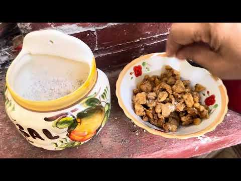 Como faço banha de  porco Vlog  minha rotina de hoje 